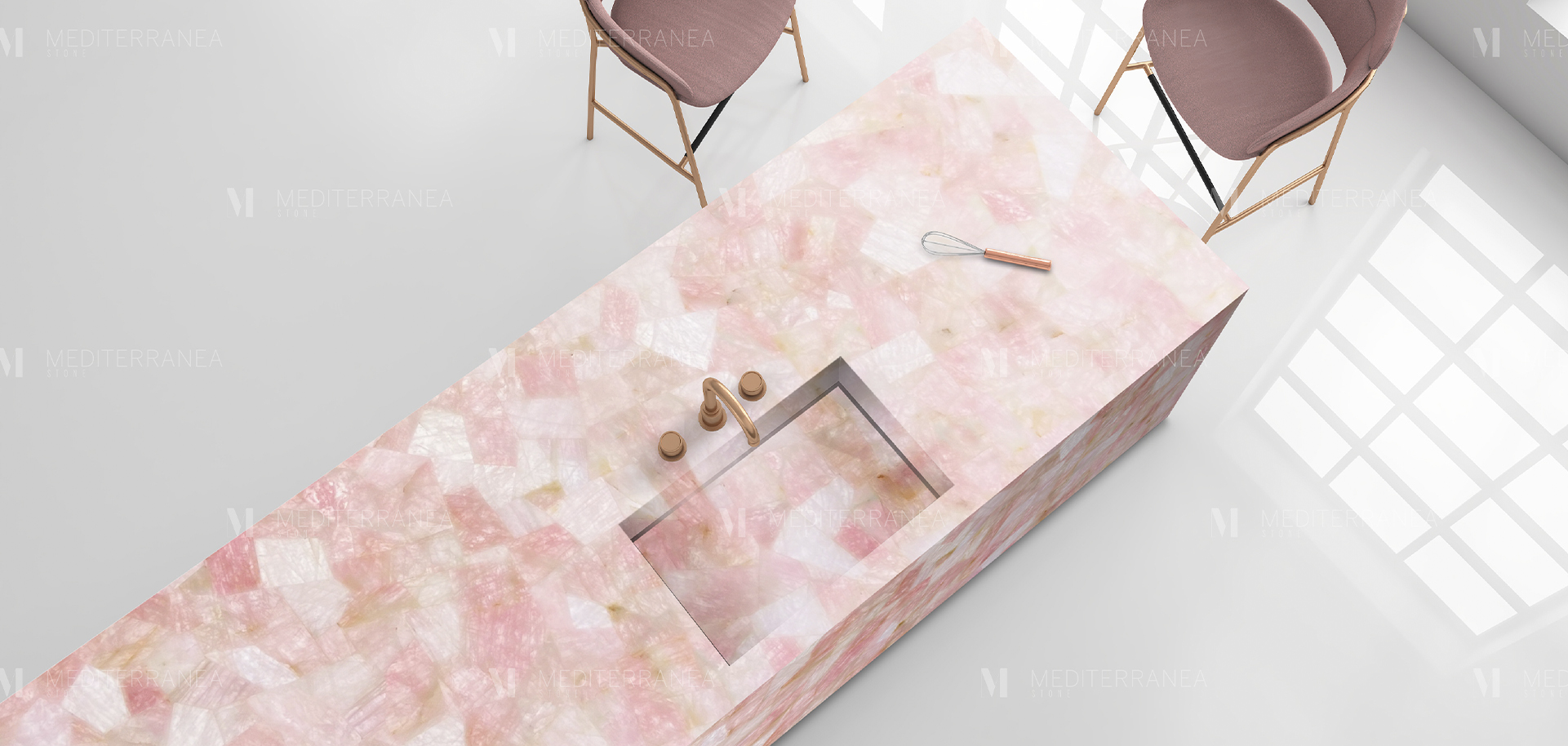 Cuarzo Rosa - MEDITERRANEA STONE